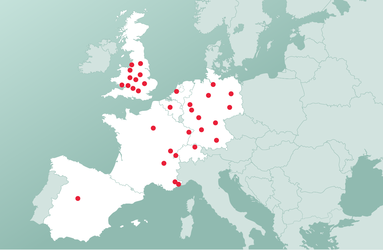 Edge Data Centers Across Europe | nLighten